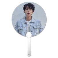China Customized 0.6mm PET 16X17CM 3D Lenticular Hand Fans for sale