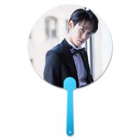 China 17x17cm Flip 3D Lenticular Hand Fan Korea Star For Kpop Idol for sale