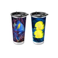 China Food Grade 3D Lenticular Printing Service Plastic Kids Drinking Cup for sale