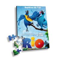 China Flip 3D Lenticular Printing Service Children Educational Toy 3D Jigsaw Puzzle for sale