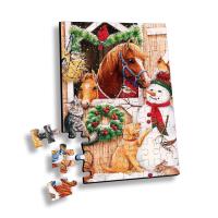 China Flip 3D Lenticular Printing Service Children Educational Toy 3D Jigsaw Puzzle for sale