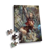 China Custom 0.6mm PET Lenticular Printing 3d Jigsaw Puzzle Flip for sale