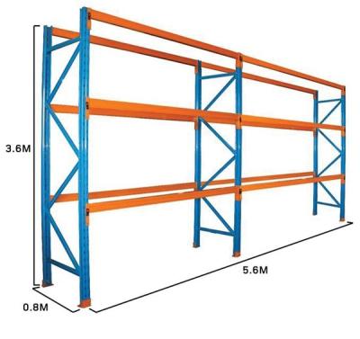 China Dexion Heavy Duty Selective Pallet Racking - Warehouse Storage Solutions for Efficient Stacking for sale