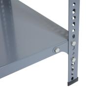 China Adjustable Slotted Angle Iron Shelf ,  Light Duty Metal Shelving Racking for sale
