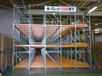 China Customized Push Back Warehouse Racking , Industrial Pushback Racking for sale