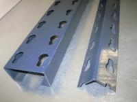 China Custom Warehouse Storage Slotted Angle Steel Shelving  Light Duty Shelf for sale