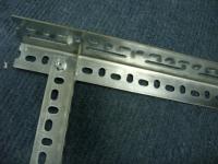 China Screw Angel Steel Slotted Angle Racks Galvanized Steel Boltless Storage Shelves for sale
