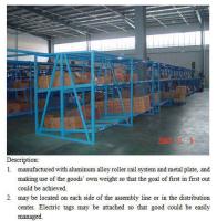 China Pre Galvanized Carton Flow Rack Adjustable Roller System 100-1000Kgs Weight Capacity for sale