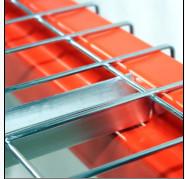 China Heavy Duty Steel Pallet Rack Decking Galvanized / Powder Coated For Warehouse Rack for sale