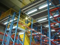 China Custom Steel Structure Mezzanine Floor Platform For Industrial Warehouse Storage for sale