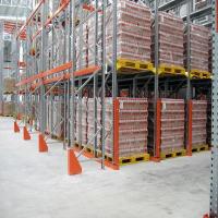China Warehouse Storage Drive In Pallet Racking Powder Coating Heavy Duty Industrial Shelving for sale