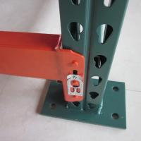 China American Teardrop Pallet Rack Beams Green And Orange Heavy Duty Warehouse Racking for sale
