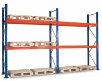 China USA Type Warehouse Steel Pallet Rack 3000IBS 4000Ibs Teardrop Style Pallet Racking for sale