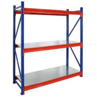China Adjustable Long Span Garage Shelving Medium Duty Color Customized for sale