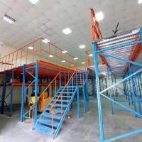 China Customized Warehouse Storage Platform Heavy Duty Modular Steel Mezzanines for sale