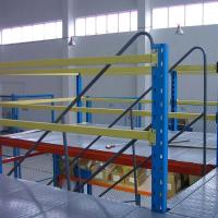 China Economical Structural Steel Mezzanine Floor , Warehouse Metal Mezzanine Flooring for sale