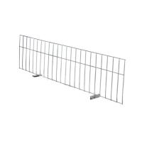 China Standing Free / Hangling Steel Wire Mesh Divider For Pallet Racking for sale