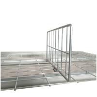 China Hanging Wire Mesh Divider / Welded Wire Mesh Panel With Hooks For Warehouse Rack for sale