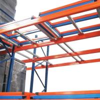 China Warehouse Storage Push Back Racking System Heavy Duty High Density for sale