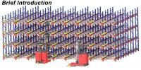 China Warehouse Automated Radio Shuttle Racking System 500kg/Layer-2000kg/layer Customized Size for sale