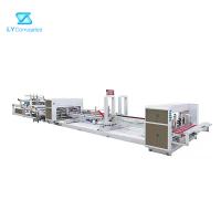 China 130m/min Jumbo Up Folder Gluer Machine For Corrugated Carton Box Packaging for sale