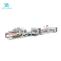 China Auto PLC Control Corrugated Board Folder Gluer For 4 6 Corner Carton Box for sale