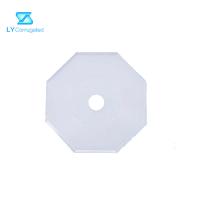 China Textile Cashmere Fabric Industrial Cutting Blade Octagonal 68x10x0.6mm Ceramic Knife for sale