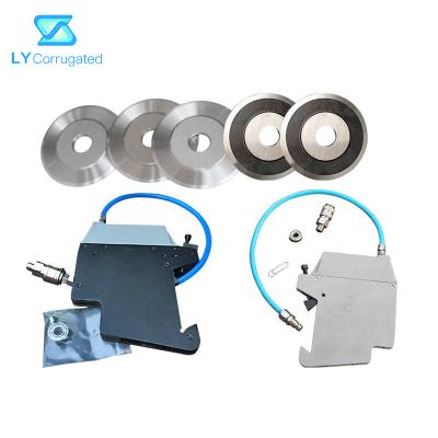 China 76.2mm Round Cutting Blade Melt Blown Cloth Fabric Rotary Pneumatic Knife for sale