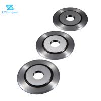 China Single Double Layer Industrial Cutting Blade Carbon Steel Carbide Fabric Circular Knife for sale