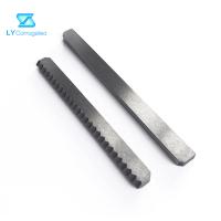 China 3mm Thick Zigzag Bag Cutting Knife Packaging Machine Steel Saw Serrated Blade for sale