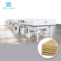 China Steam Heating 2 Ply Corrugated Cardboard Production Line 2800mm Width for sale