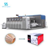 China Hd 4 Color Flexo Printing Machine 400mm Depth 350 Sheet/Min Speed for sale
