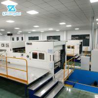 China PLC Carton Box Die Cutting Machine Flatbed 5750i.P.H Speed for sale