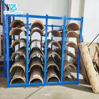 China Blue Flexo Printing Machine Parts , 2m vertical storage rack Groove for sale