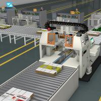 China 300mm Automatic Carton Box Packing Machine , Paper Bundle Packing Machine for sale