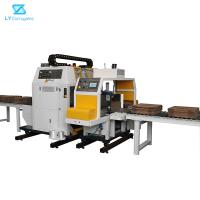 China Horizontal Carton Packing Machine , 1600mm Corrugated Box Strapping Machine for sale