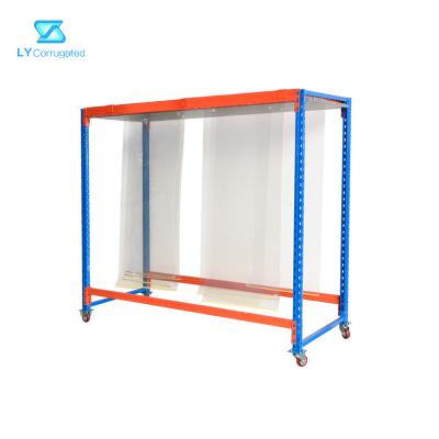 China 2000mm Length Flexo Printing Machine Parts Aluminium Metal Hanging Shelf For PET Printing Film for sale