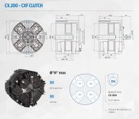 China CX200 Corrugated Machine Spare Parts Tention Control Pneumatic Clutch Disc Brake for sale