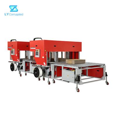 China Adjustable Table Height Bundle Strap Packing Machine PP For Carton Factory for sale