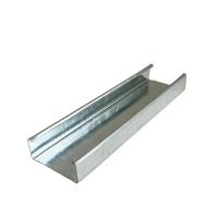 China 0.6-1.2mm Drywall Partition Stud Track / Metal Stud Track 50mm-150mm Width for sale