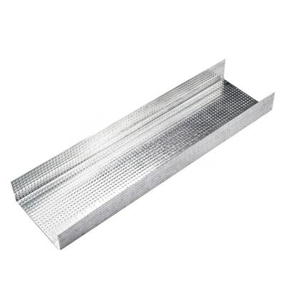 China Customized Ceiling Profile Steel Metal Furring Channel C Stud U Track For Suspended Ceiling Grid for sale