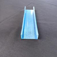 China Customized Ceiling Profile Steel Metal Furring Channel C Stud U Track For Suspended Ceiling Grid for sale