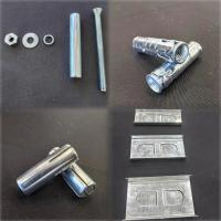 China 0.20/0.3/0.35/0.4/0.5/0.6mm Galvanized Light Steel Keel Horizontal Support Bracket 50 Parts For Horizontal Installation for sale