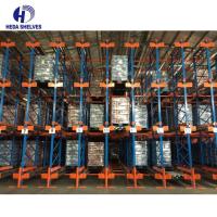 China Radio Pallet Shuttle Racking System 800 900 1000 1200mm Commercial Shelving for sale