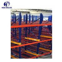 China Garage Gravity Carton Flow Racking System Industrial Metal for sale