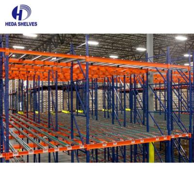 China Commercial Storage Carton Flow Racking System Size Customized for sale