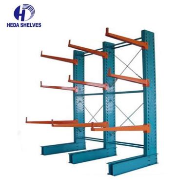 China Warehouse Cantilever Pallet Racking Sheet Metal Rebar Storage for sale