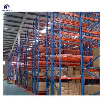 China Heavy Duty Steel Garage Storage Shelving Unit 800-5000 Kg Per Layer Heavy Duty Rack for sale