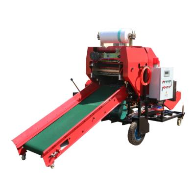 China Intelligent Diesel Engine Automatic Silage Round Baler and Wrapper 9QYG-0.5 for sale