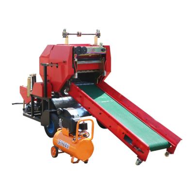 China Intelligent Diesel Powered Automatic Baler Wrapper for Straw Silage 0.5 Ton Bales for sale